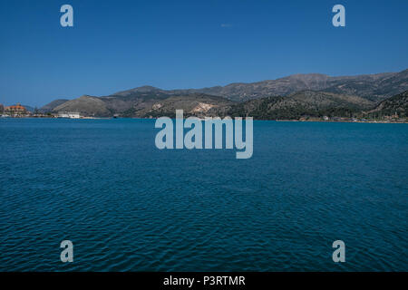 Remote beach Vatsa Greece Stock Photo - Alamy