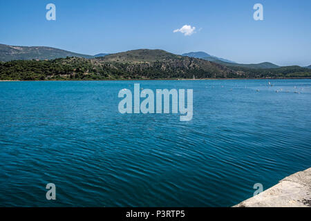 Remote beach Vatsa Greece Stock Photo - Alamy