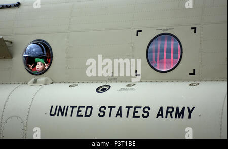 The CH-47D Chinook's bubble windows were a draw for most Arctic Thunder ...