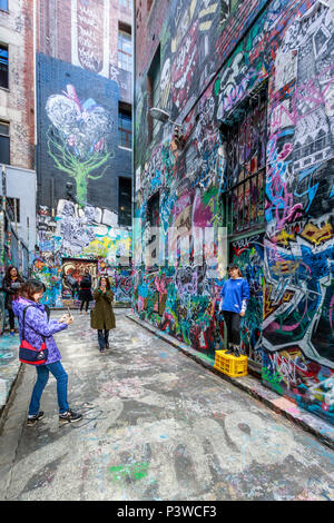 Australia, Hosier Lane, Melbourne, Urban art, Victoria, graffiti ...