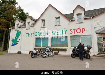 The Green Welly filling station and restaurant on the A82 at Tyndrum ...