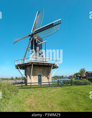 Small windmill called The Green Windmill Stock Photo - Alamy
