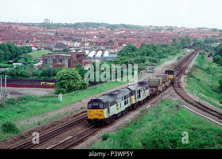 A pair of class 31 diesel locomotives numbers 31468 and 31452 owned by ...