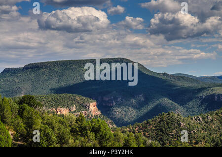 Overlook of the Becker Butte and the Salt River in the Fort Apache ...