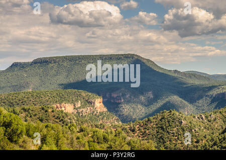 Overlook of the Becker Butte and the Salt River in the Fort Apache ...