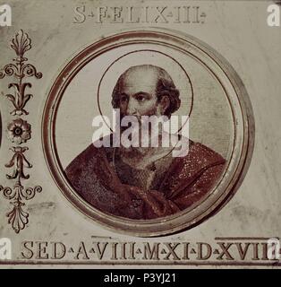 Felix III., Pope Stock Photo - Alamy