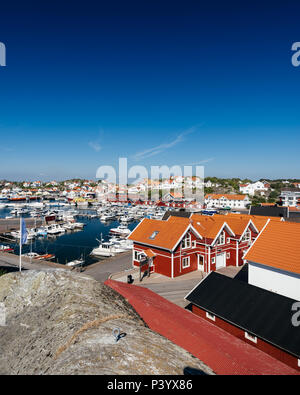 GOTHENBURG, SWEDEN - May 20, 2018: Sailboats and motor boats in the ...