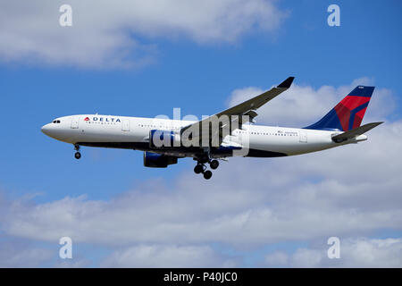 A Delta Air Lines Airbus A330-223 aircraft, registration number N860NW ...