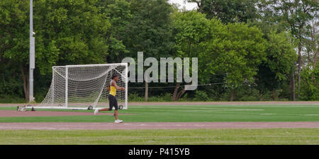 The running track at the Schenley Oval in Schenley Park, Pittsburgh ...