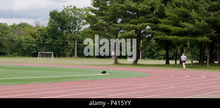 The running track at the Schenley Oval in Schenley Park, Pittsburgh ...