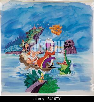 PETER PAN, Walt Disney Animation, 1953 Stock Photo - Alamy
