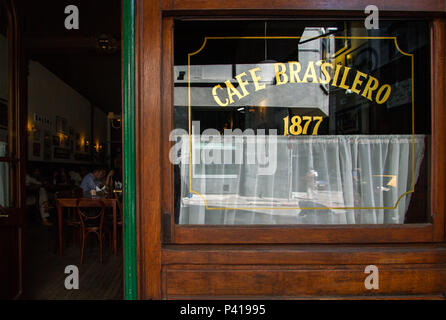 Cafe Brasilero, Montevideo, Uruguay Stock Photo - Alamy