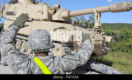 A Soldier of the 2d Battalion, 114th Field Artillery Regiment ...