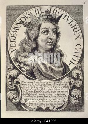 BERMUDO III. REY DE LEON. 1016 - 1037. GRABADO ARNOLDO VANWESTER , 1684 ...