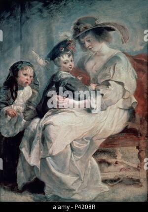 Helene Fourment and two children 1640 Peter Paul RUBENS 1577-1640 ...