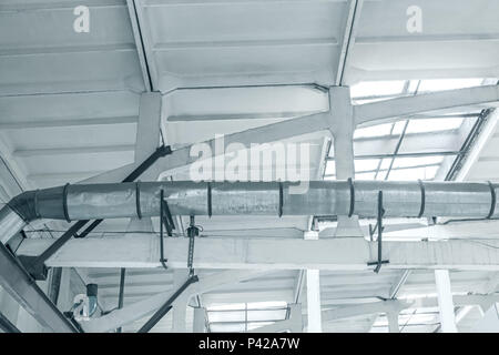 Ceiling with ventilation system indoors, bottom view Stock Photo - Alamy