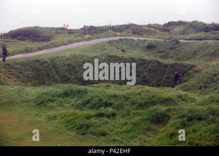 Ranger Monument, monument to the American Second Ranger Battalion ...