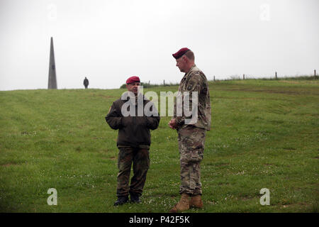 Ranger Monument, monument to the American Second Ranger Battalion ...