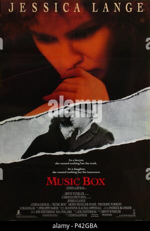 MUSIC BOX -1989 POSTER Stock Photo - Alamy