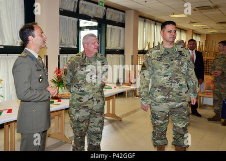 Colonel Louis B. Rago II (left), U.S. Army Africa Chief of Staff, and ...