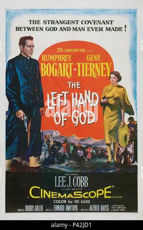 Original Film Title: THE LEFT HAND OF GOD. English Title: THE LEFT HAND ...