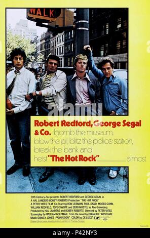 The Hot Rock Year 1972 Director Peter Yates Robert Redford Stock Photo ...