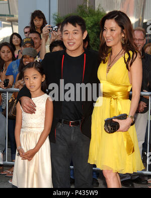 Jet Li with daughter Jane and Michelle Yeoh - Mummy - Tomb Of The ...