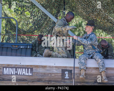 Fort Jackson drill sergeants line up to fire from 300 meters Tuesday at ...
