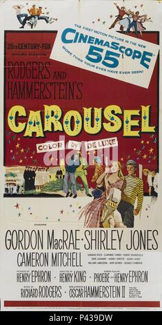 CAROUSEL -1956 POSTER Stock Photo - Alamy