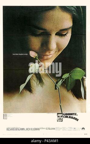 Goodbye Columbus Year 1969 Director Larry Peerce Ali MacGraw Stock ...