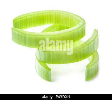 Rings of green onions isolated on white background Stock Photo - Alamy