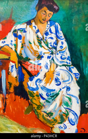 Portrait of Matisse, 1905. Painting by André Derain, oil, canvas. André ...