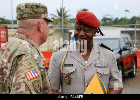 Brig. Gen. Ferdinand Gaspard Olame Ndong, Deputy Chief of the General ...