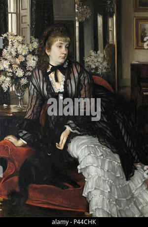 This portrait of Sydney Milner-Gibson by James Tissot (1872) captures ...
