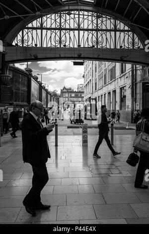 Street View of Praed Street London, with Paddington Station Stock Photo ...