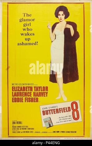 1960, Film Title: BUTTERFIELD 8, Director: DANIEL MANN, Studio: MGM ...