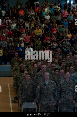 The 777th Aviation Support Battalion staff and company command teams ...