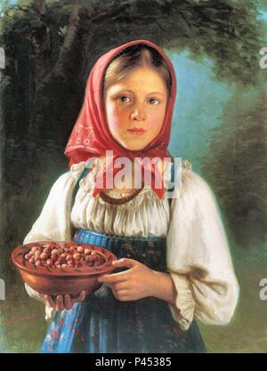 Тимофеев Василий Тимофеевич - Девочка с земляникой - Русская школа ...