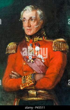 Portrait of Arthur Wellesley, 1st Duke of Wellington, renowned British ...