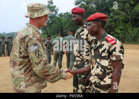 U.S. Army Col. Brian Ducote and Command Sgt. Maj. Mark A. Eckstrom ...