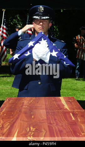 Lt. Col. Michael Epper, 341st Force Support Squadron commander, places ...