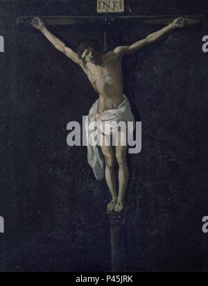 The Crucifixion, painting by Francisco de Zurbarán, 1627 Stock Photo - Alamy