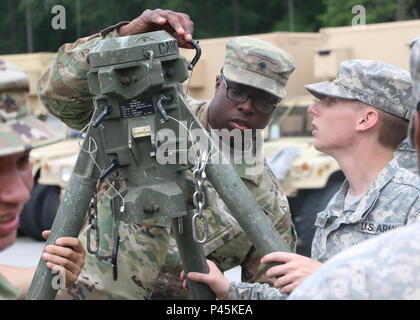 A high-capacity line-of-sight antenna mast hovers over Forward ...
