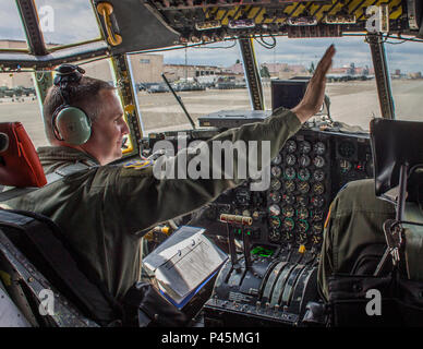Col. Douglas DeLaMater, 374th Airlift Wing commander, and his son ...