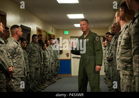Members from the 18th Wing Security Forces Squadron work as base ...