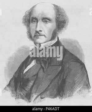 John Stuart Mill, J. S. Mill, British philosopher, MP, political ...