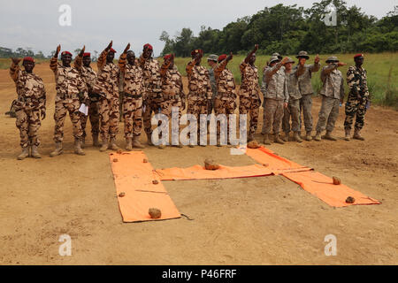 U.S. Army Soldiers conducting the U.S. Army Pathfinder course, walk ...