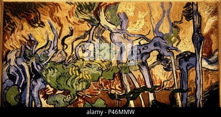 Tree Roots 1890 Vincent van Gogh 1853 - 1890 Dutch Netherlands Post ...