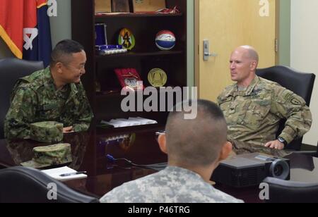 Col. Scott Green, commanding officer of the 4th Infantry Brigade Combat ...