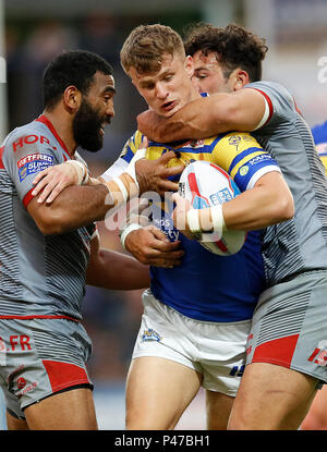 Ash Handley of Leeds during the Betfred Super League 2026, Rugby League ...